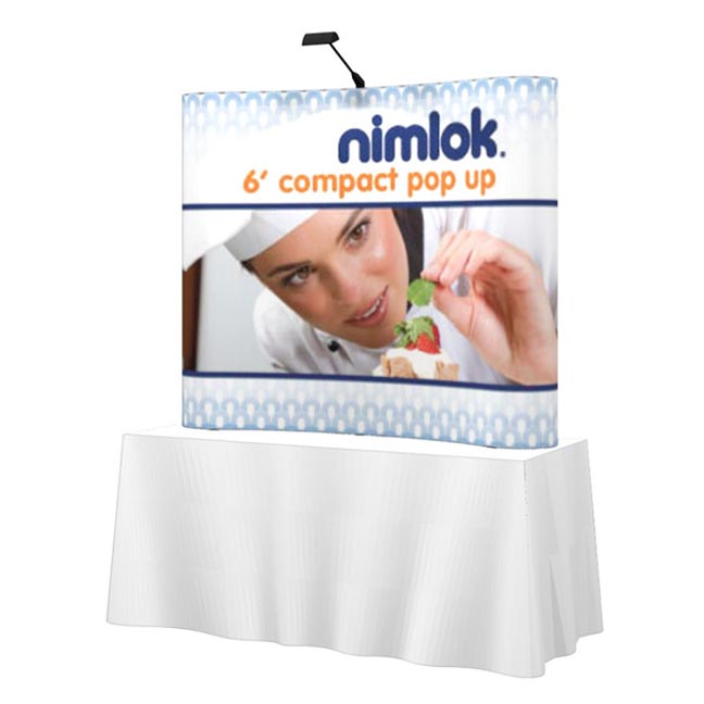 Xclaim Tension Fabric Pop Up Display Kit 2-Table Top Display