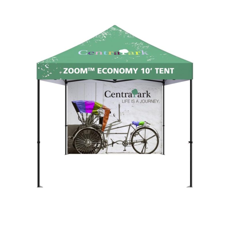 Printed 10ft Pop Up Tent Back Wall-Outdoor Tent Printed Back Wall